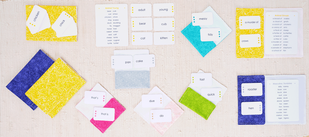 Montessori Word Study Card Set – Maitri Learning