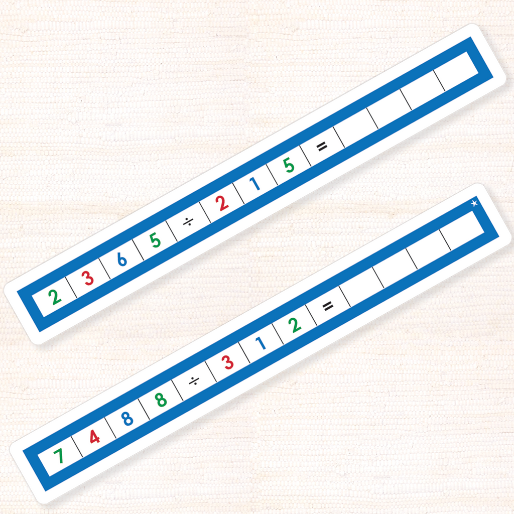 Division Montessori Math Equations – Maitri Learning