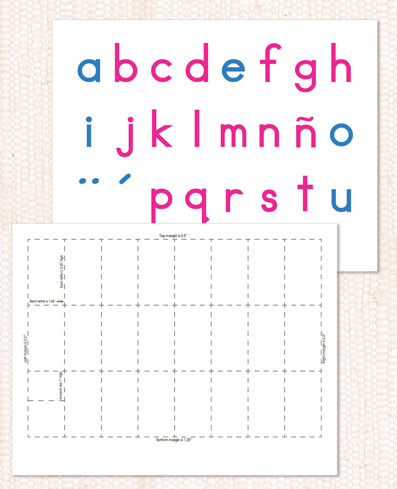 Printable Digital Alphabet Cards - Secure Movable Alphabet PDF for ...
