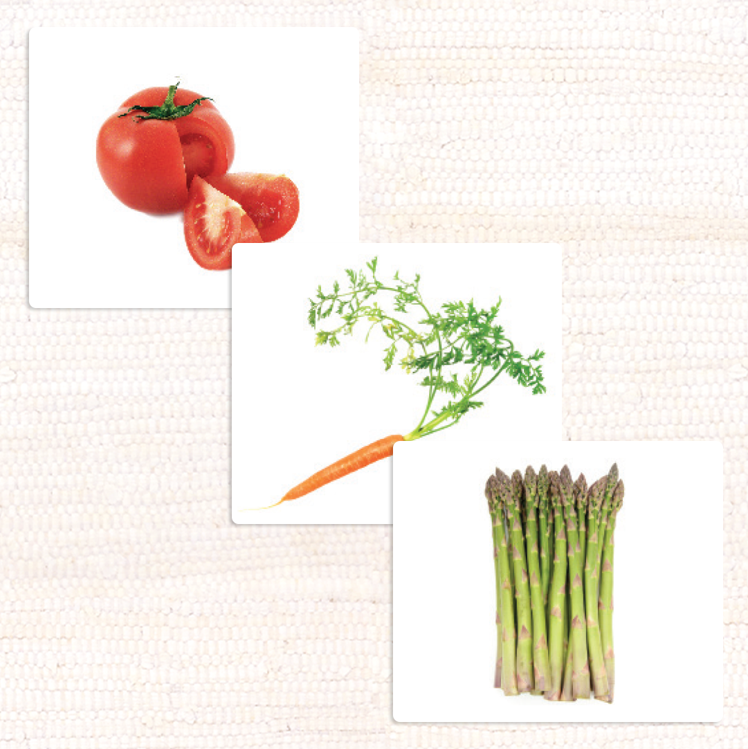 Vegetables Montessori Vocabulary Cards
