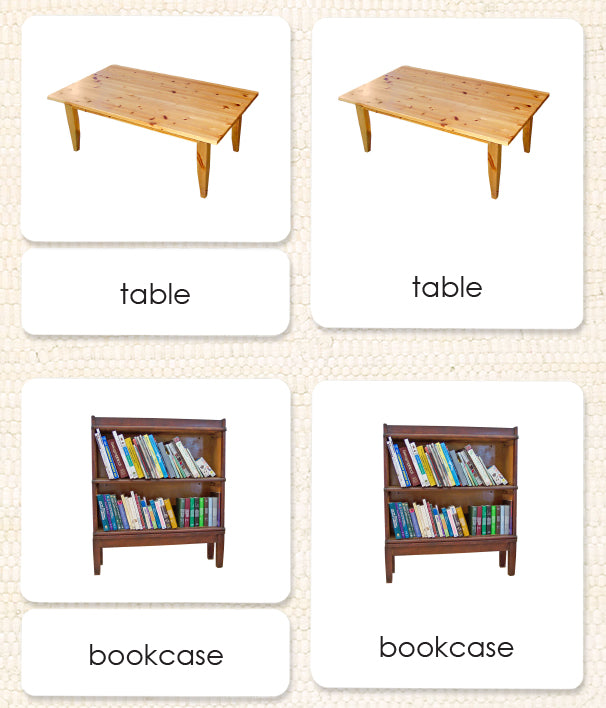 Around the House Montessori Cards – Maitri Learning