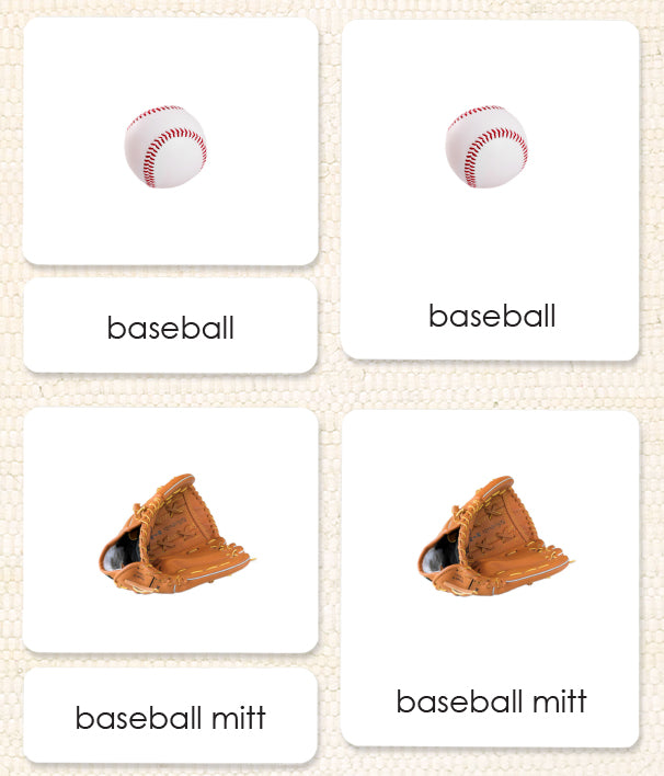Sports Montessori 3-Part Cards – Maitri Learning