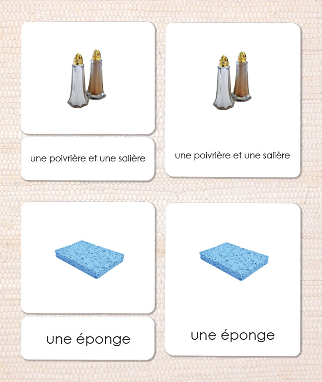 French Montessori Cards...en francais!