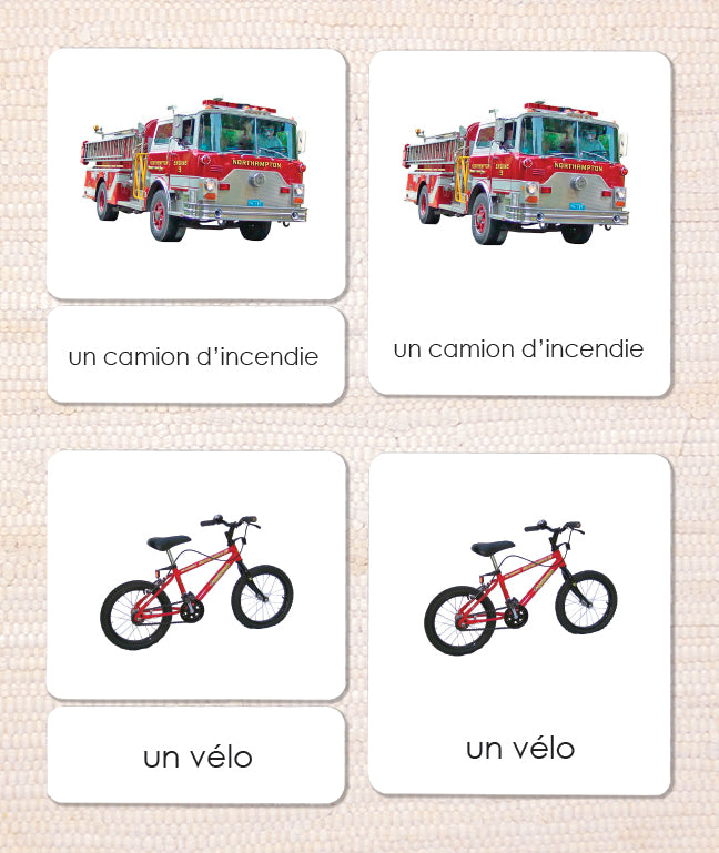 French Montessori Cards...en francais!
