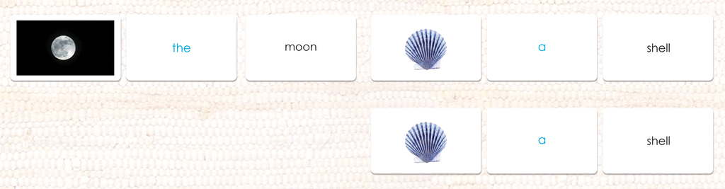 Montessori Grammar Activities: The Article – Maitri Learning