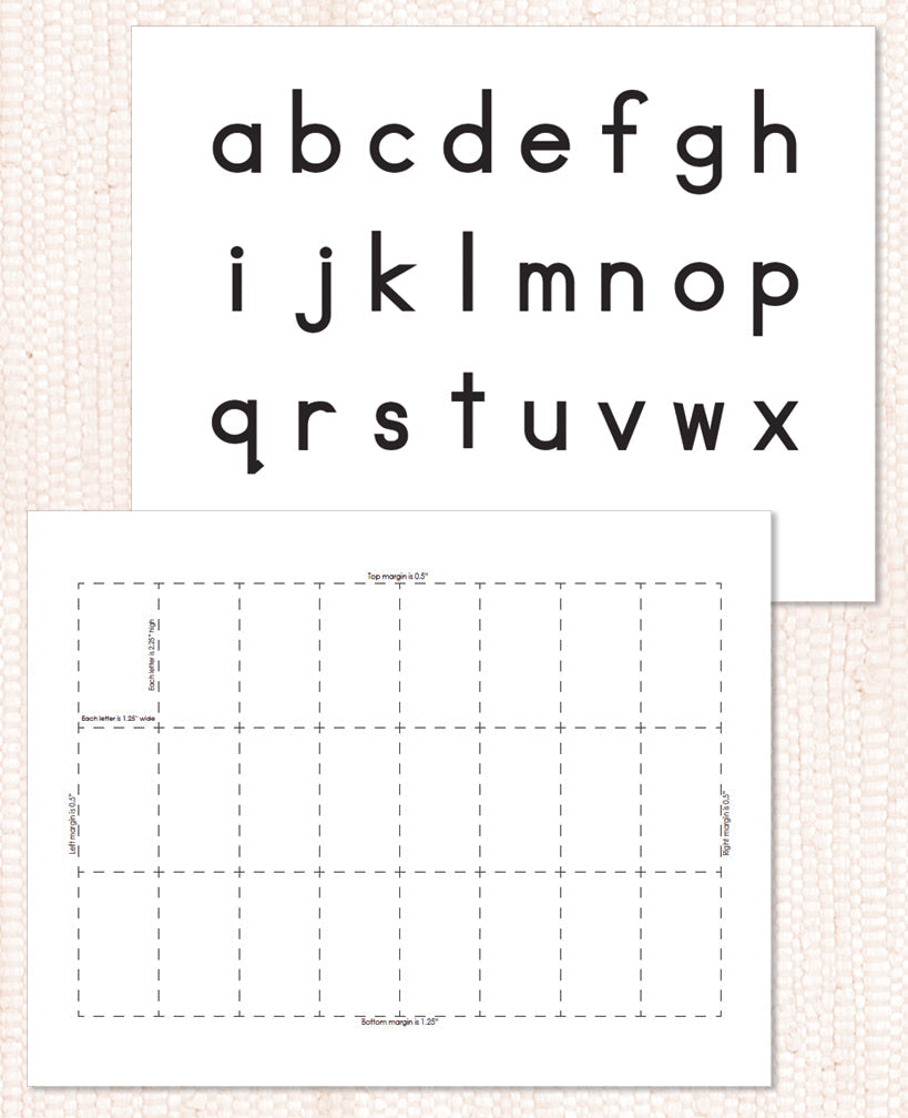 Montessori Movable Alphabet – Maitri Learning