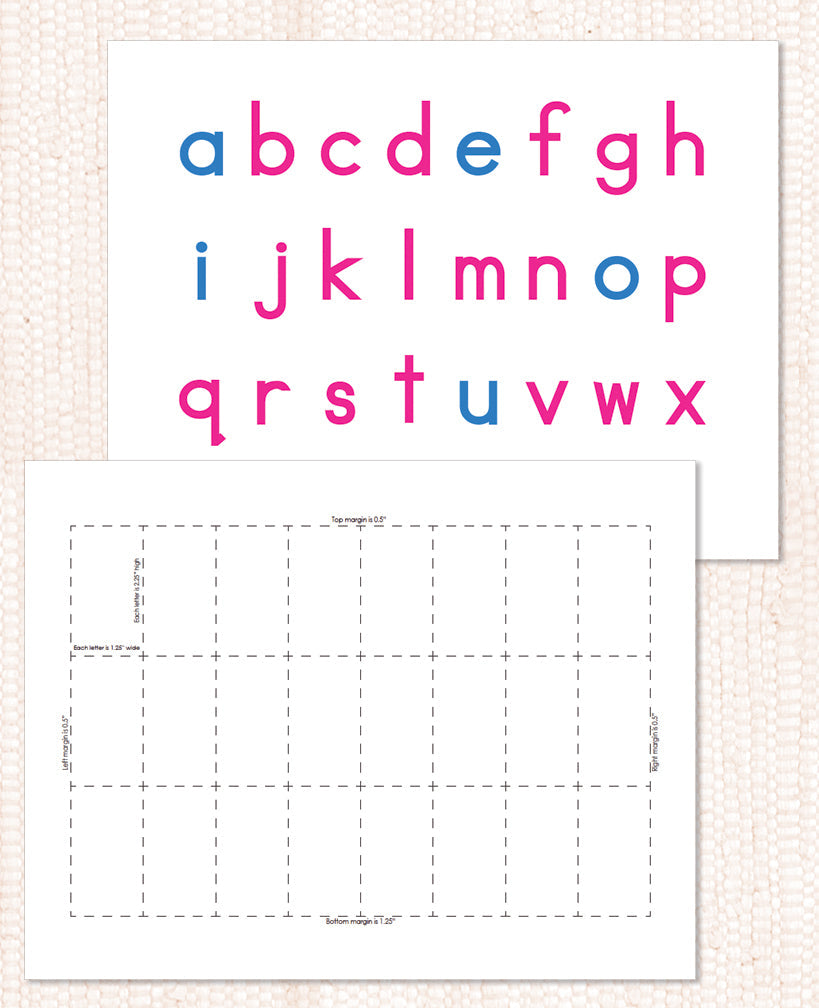 Printable Digital Alphabet Cards - Secure Movable Alphabet PDF for ...