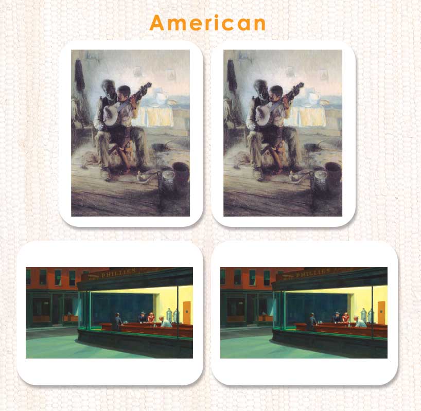 Montessori Fine Art Matching Cards – Maitri Learning