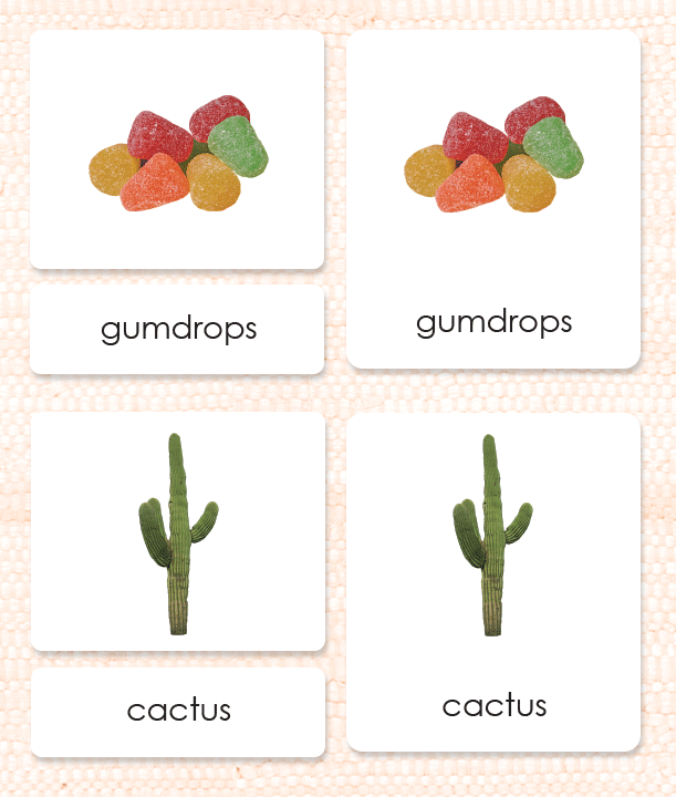 Phonetic Montessori Cards: Simplest Words with Consonant Blends (Level 2)