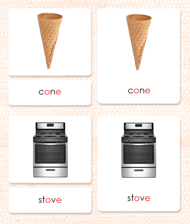 Montessori Phonogram 3-Part Reading Cards – Maitri Learning