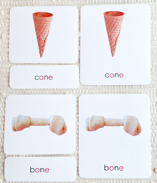 Montessori Phonogram 3-Part Reading Cards – Maitri Learning