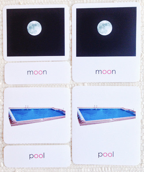 Montessori Phonogram 3-Part Reading Cards