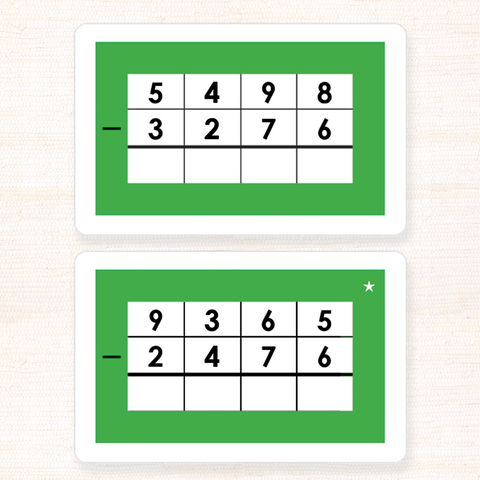 Division Montessori Math Equations – Maitri Learning