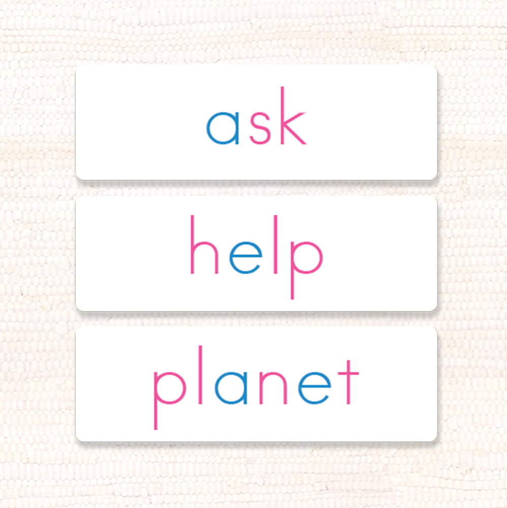 Phonetic Word Cards