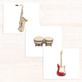 Musical Instruments Montessori Vocabulary Cards