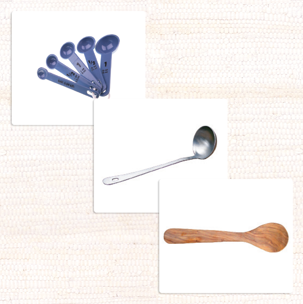 Utensils Montessori Vocabulary Cards