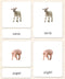Farm Animals Montessori 3-Part Cards