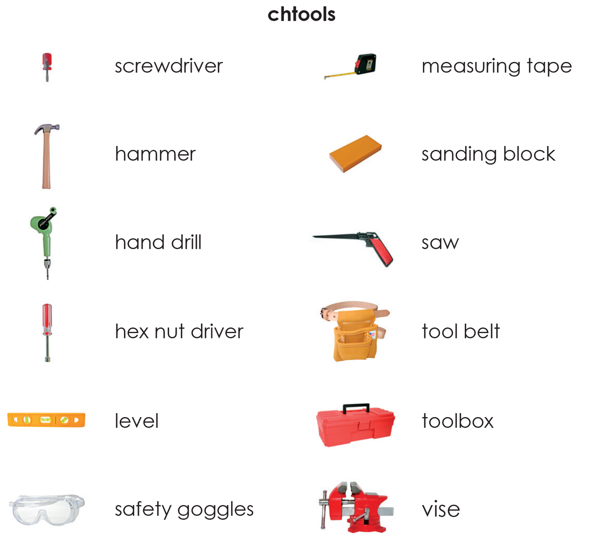 Child's Tools Montessori 3-Part Cards