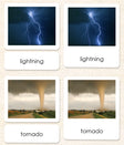 Weather Montessori 3-Part Cards