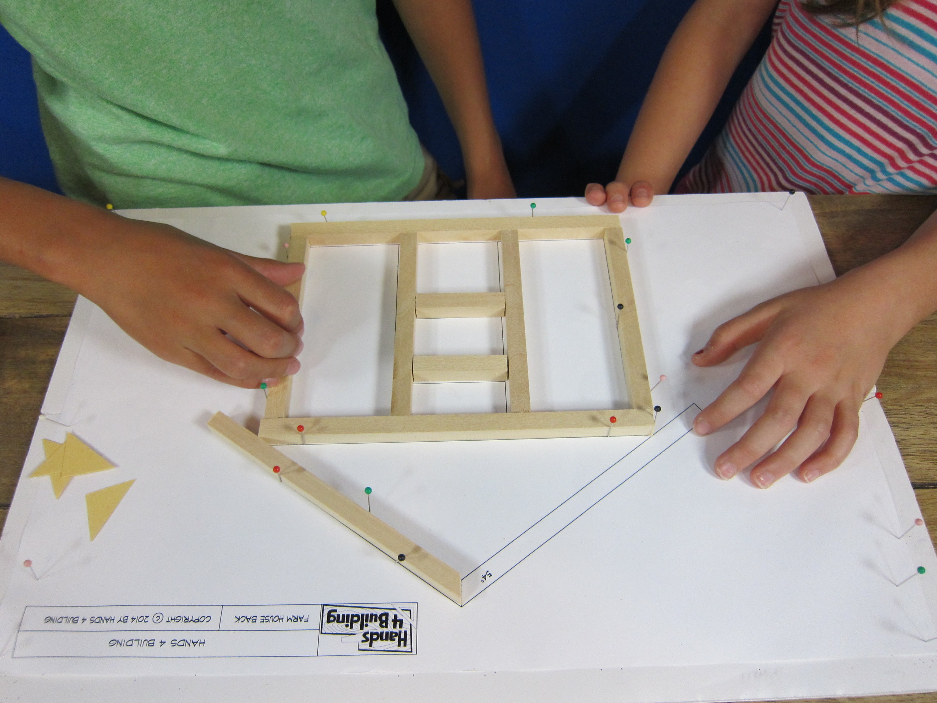 Parts of the House Frame 3-Part Reading