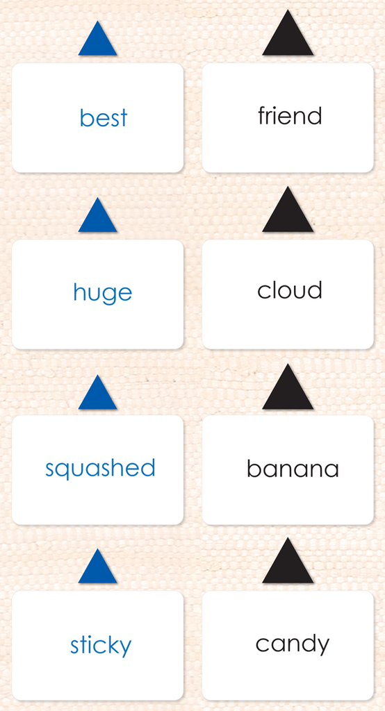 Montessori Grammar Activities: The Adjective – Maitri Learning