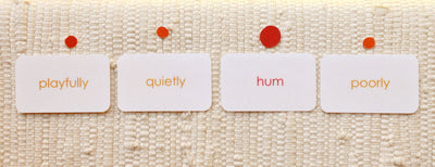 Montessori Grammar Activities: The Adverb