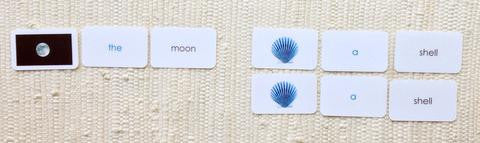 Montessori Grammar/Montessori Function of Words Cards – Maitri Learning