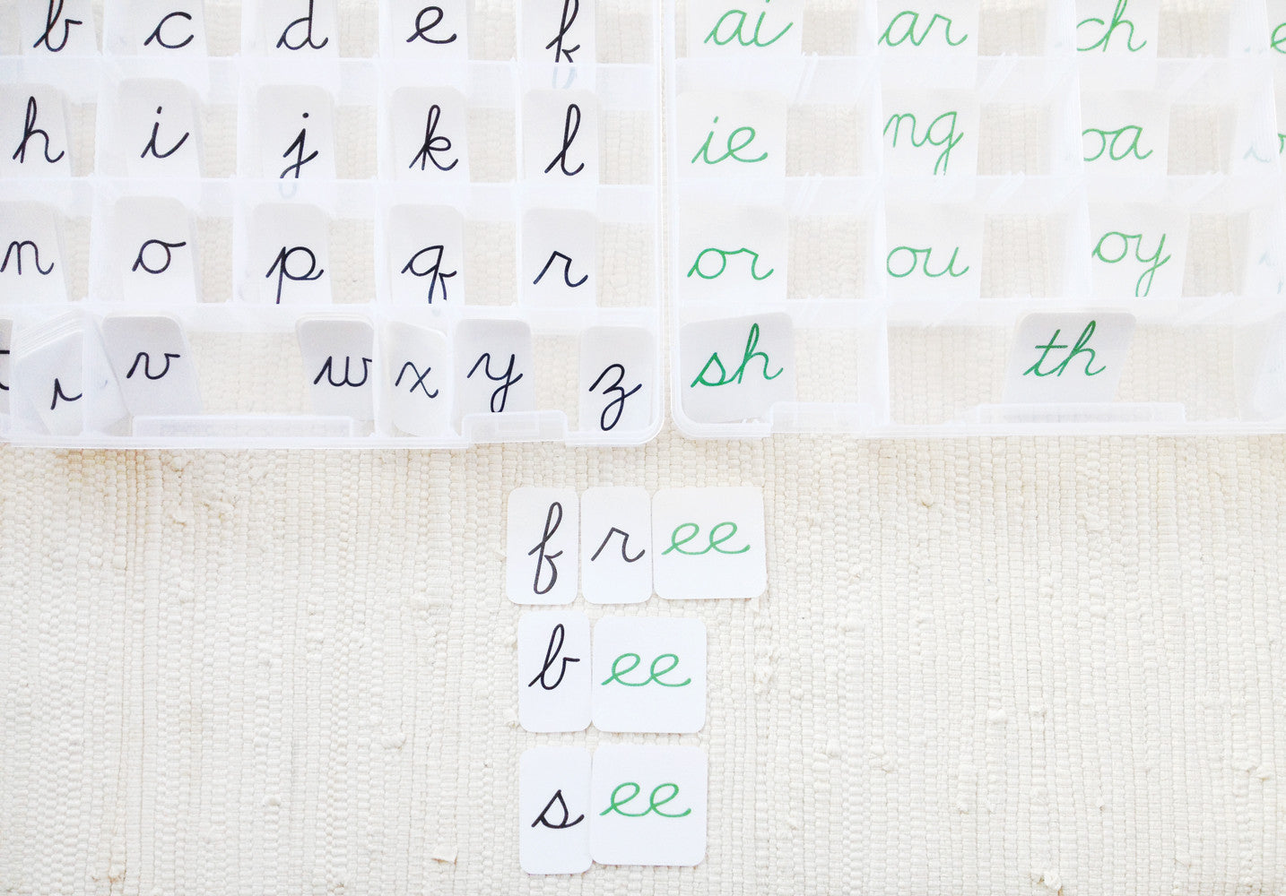 Montessori Movable Alphabets – Maitri Learning