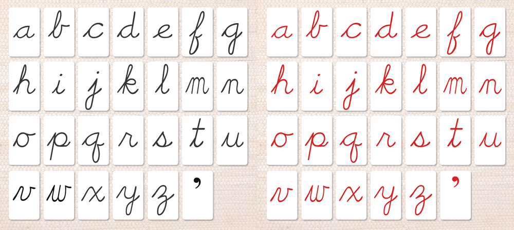 Montessori Movable Alphabets – Maitri Learning