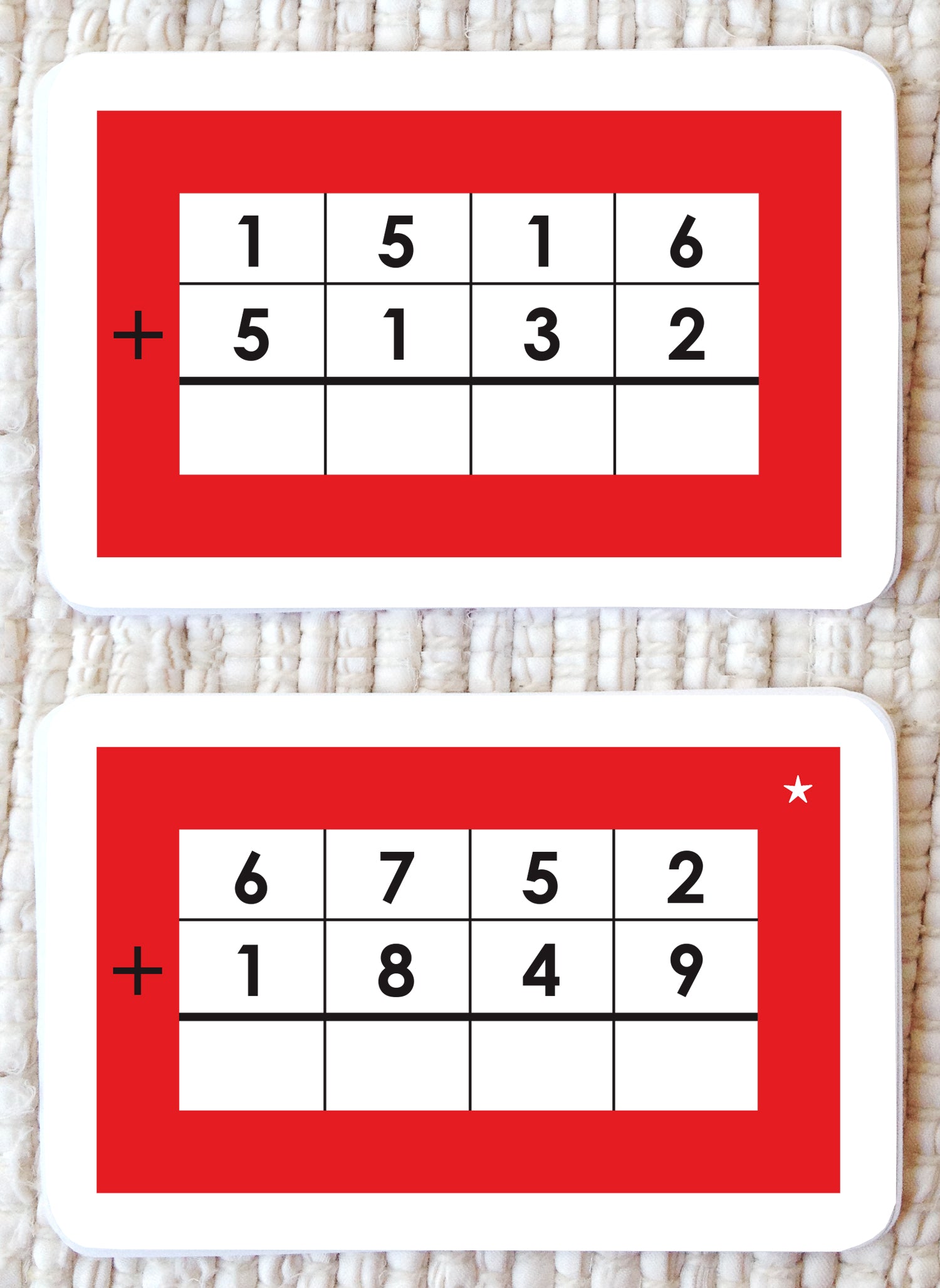 Subtraction Montessori Math Equations – Maitri Learning