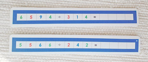 Subtraction Montessori Math Equations – Maitri Learning