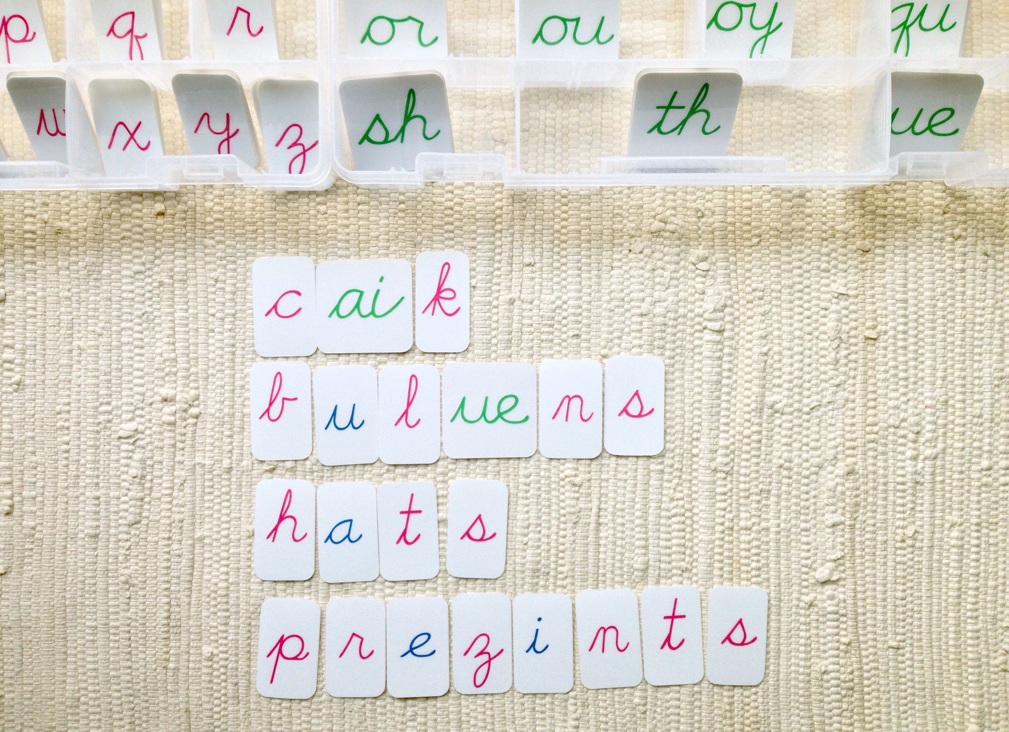 Spanish Movable Alphabet – Maitri Learning