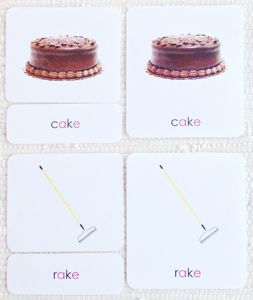 Montessori Phonogram 3-Part Reading Cards – Maitri Learning