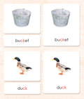 Montessori Phonogram 3-Part Reading Cards