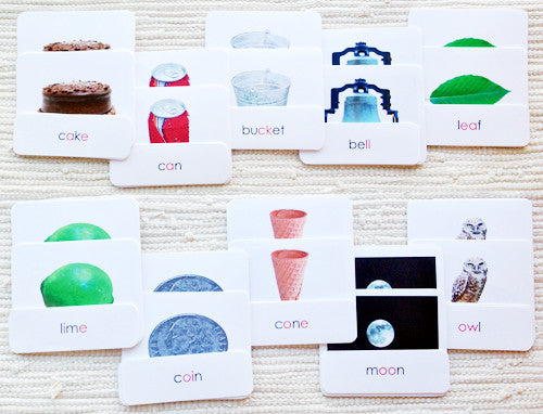 Montessori Phonogram 3-Part Reading Cards – Maitri Learning