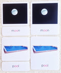 Montessori Phonogram 3-Part Reading Cards