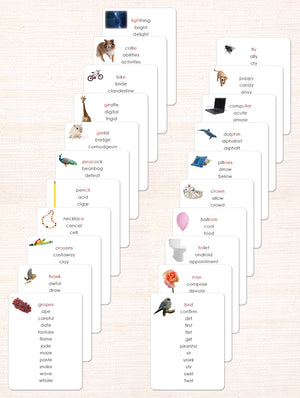 Montessori Phonogram Lists & Charts
