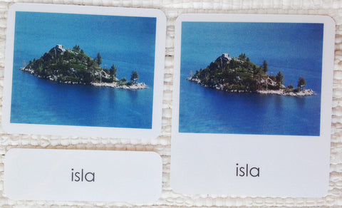 Spanish Montessori Land & Water 1 Book – Maitri Learning