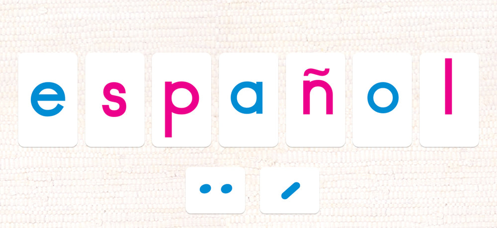 Spanish Movable Alphabet