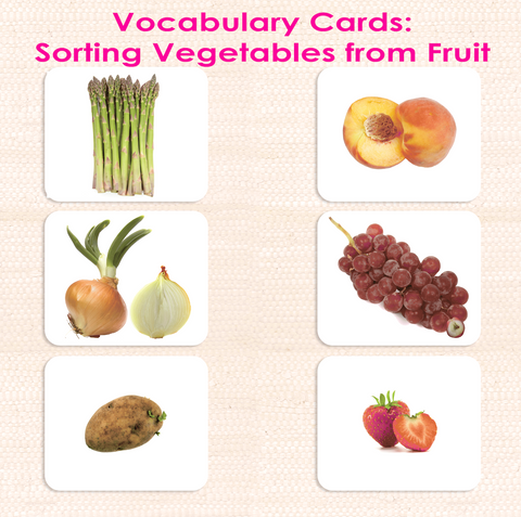 Vegetables Montessori Vocabulary Cards – Maitri Learning