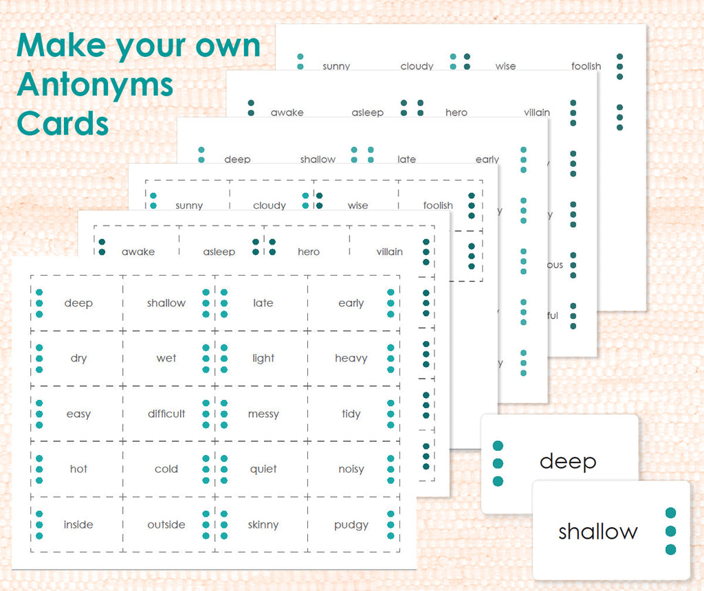Word Study: Antonyms Digital – Maitri Learning