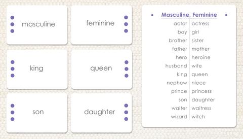 Montessori Word Study Card Set – Maitri Learning